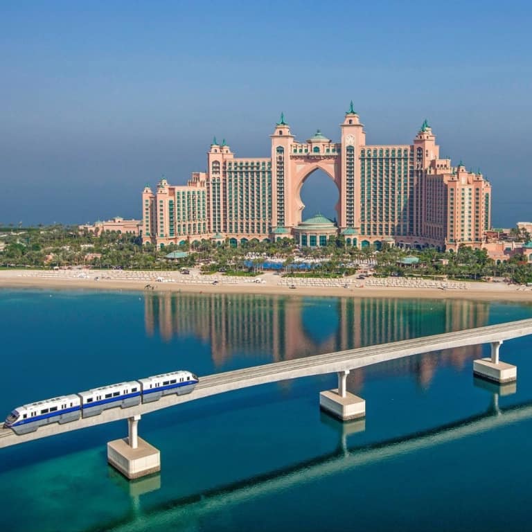 The Palm Jumeirah Monorail Sightseeing and Tours Palm Gateway Station ...